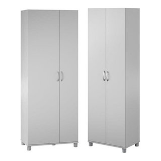 Home Square 2-Piece Set with 24" Utility and Tall Storage Cabinet in ...