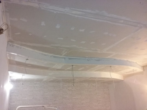 Controsoffitto doppia "S" ribassato.