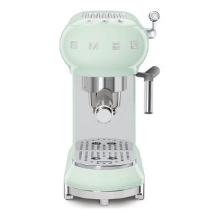 Smeg Pastel Green Stainless Steel 50's Retro Espresso Machine ...