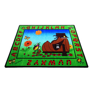 Lady Bug #2007 6'6"x8'4" Children's Educational and Play Rug ...