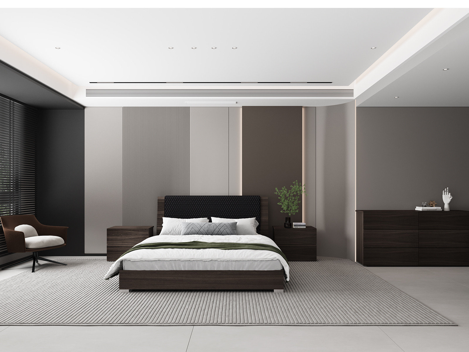 Ayla Dresser, Dark Oak Melamine - Modern - Dressers - by Casabianca ...