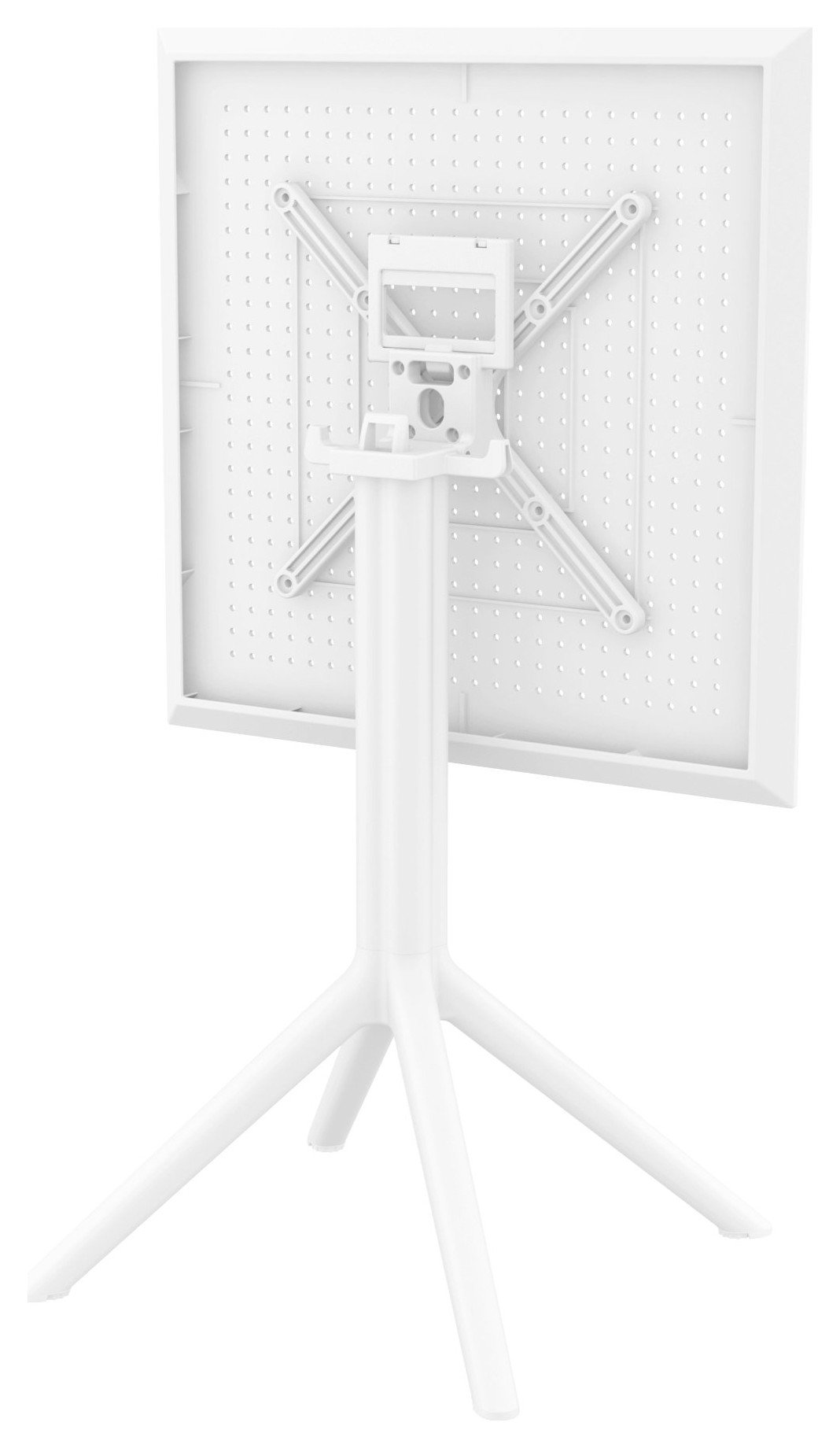 Sky 24 inch Square Folding Table in Black finish - Contemporary ...