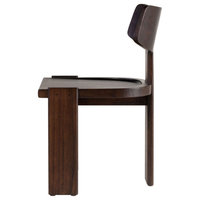 Wooden Modern Dining Chair, Versmissen Sotho - Transitional - Dining ...