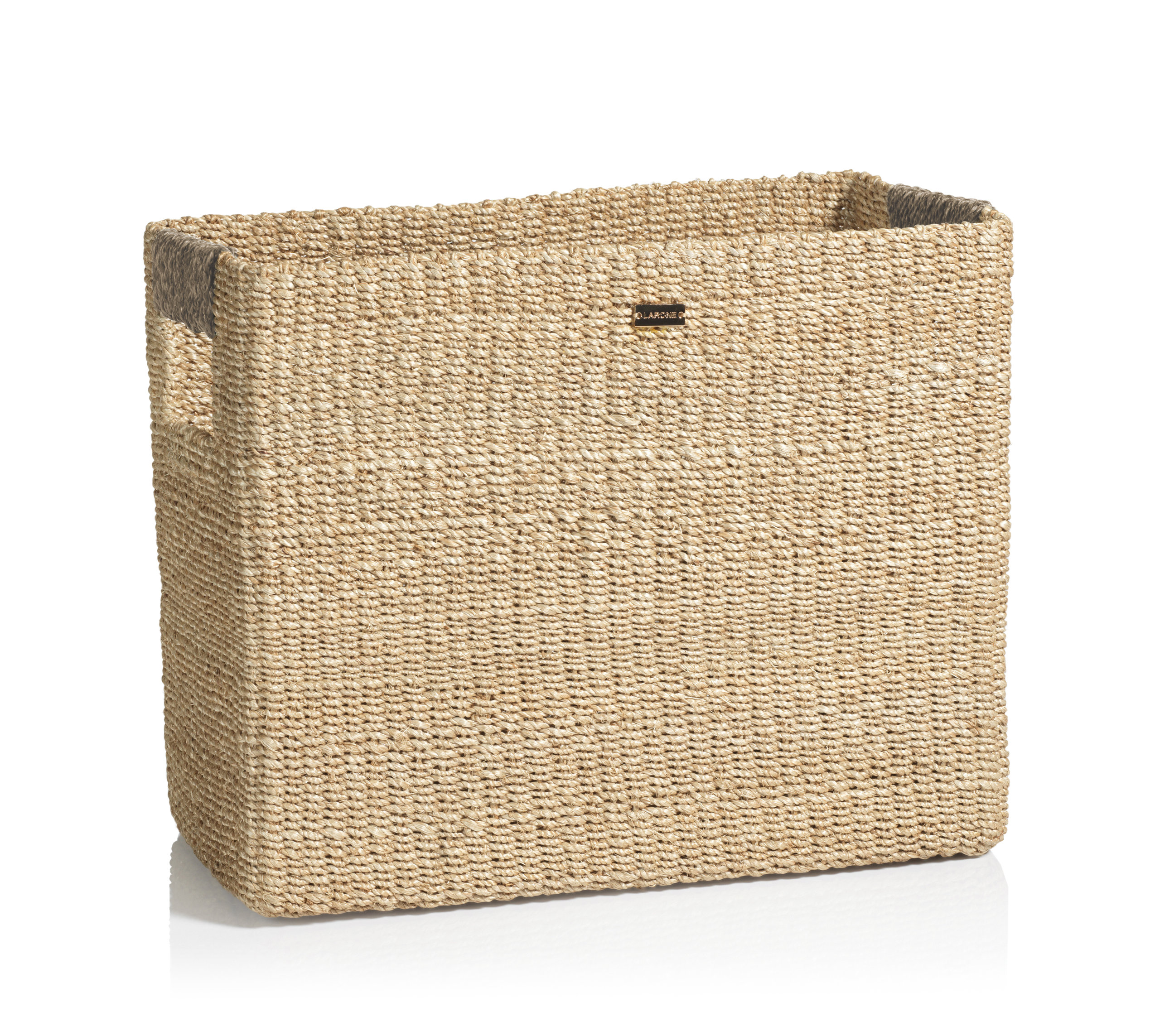 Lucena Rectangular Abaca Magazine Basket - Beach Style - Baskets - by ...