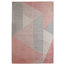 Blush Mid-Century Modern Geometric Memphis Area Rug - Contemporary ...