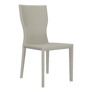 Merced Mermaid Top Grain Leather Chair - Contemporary - Dining Chairs ...