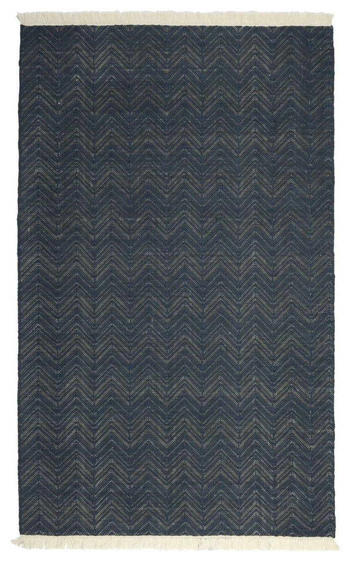Classic Home Indoor/Outdoor Augusta Navy Rug, 8'x10' - Contemporary ...