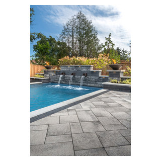 Double the Water Feature - Pool - Other - by Unilock | Houzz