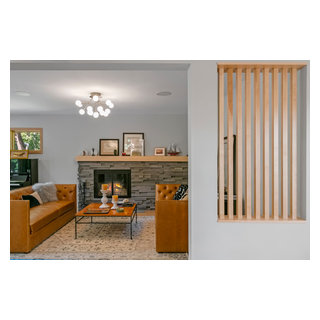 Mid Century/Transitional - Midcentury - Living Room - Minneapolis - by ...