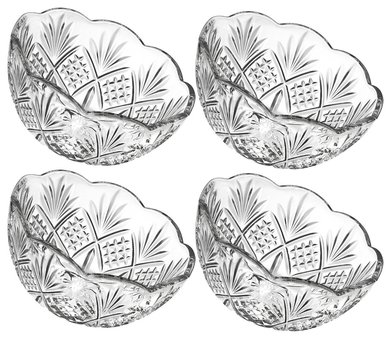 Dublin Small Candy Bowls Set of 4 - Traditional - Serving And Salad ...