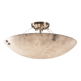 Justice Design Semi-Flush CLD-9657-35-NCKL-F1 - Transitional - Flush ...