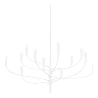 Hudson Valley Labra 12 Light Chandelier 9612-WP, White Plaster ...