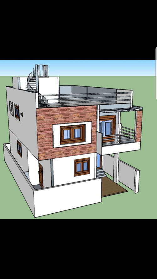 terrace ideas in the front elevation