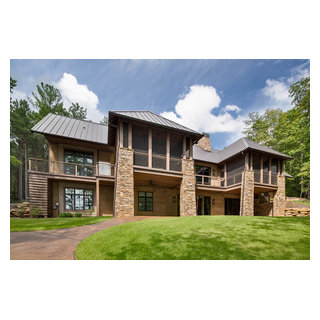 Rear Elevation - Rustic - Exterior - Other - by Tindall Architecture ...
