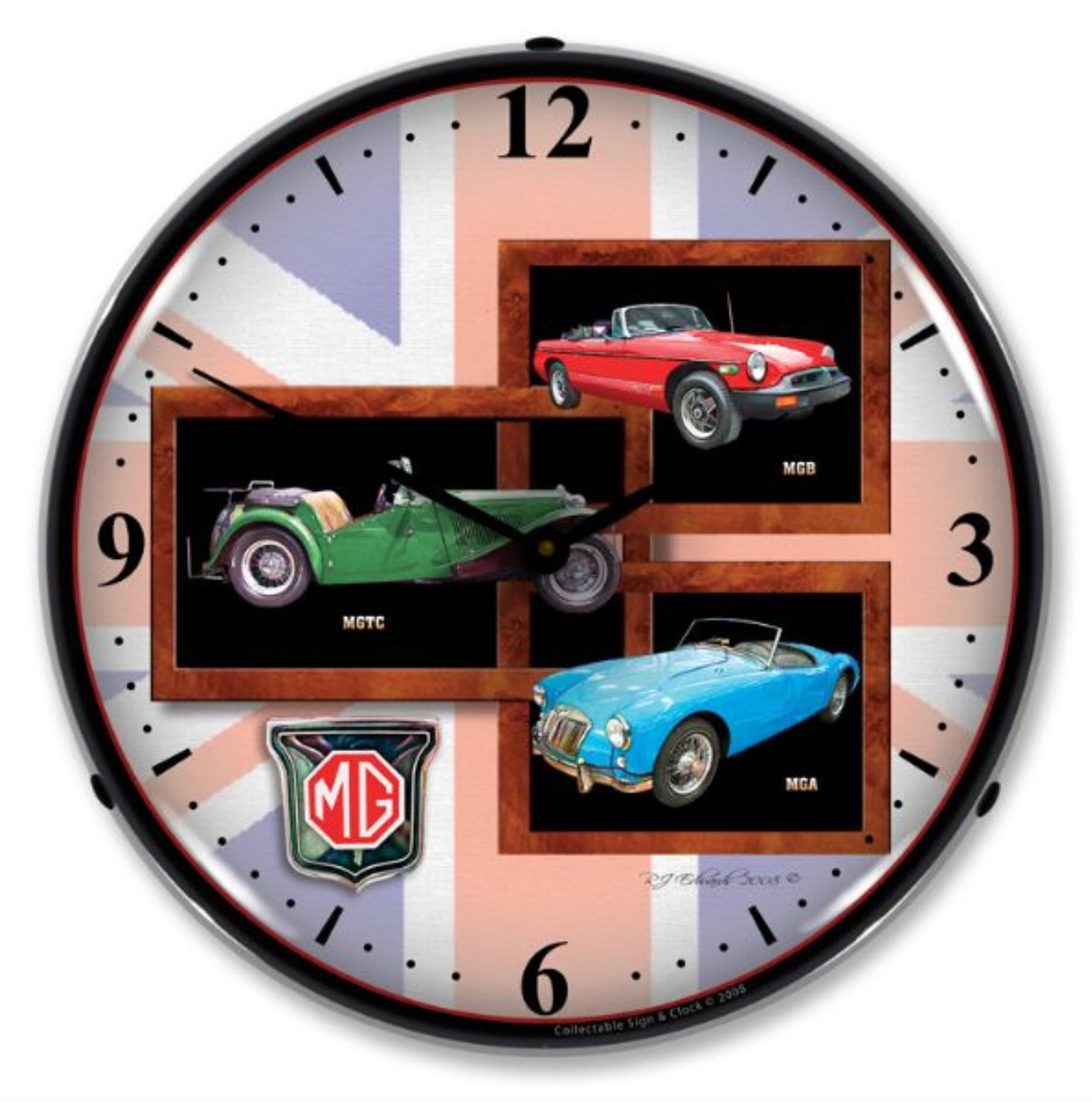 RE812195 MG Clock - Contemporary - Wall Clocks - by VirVentures | Houzz