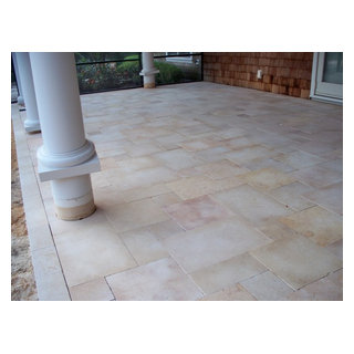 limestone pool deck , Galala - Orlando - by Booths Cobblestones | Houzz