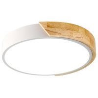 Modern LED Drum Flush Mount Ceiling Light Dimmable & Remote Control, Xl - Scandinavian - Flush ...