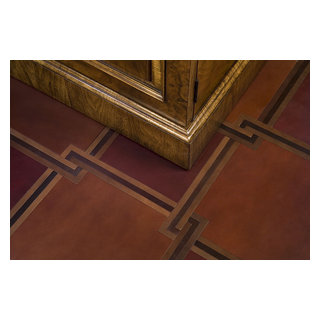 Malinard Manor - Leather FLoor Detail - Traditional - Austin - by ...
