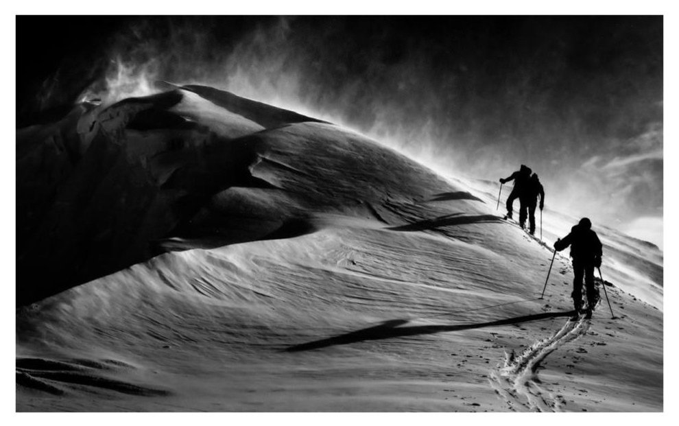 "Windy Mountain" Digital Paper Print by Sandi Bertoncelj, 24"x15", 38"x24" - Contemporary ...