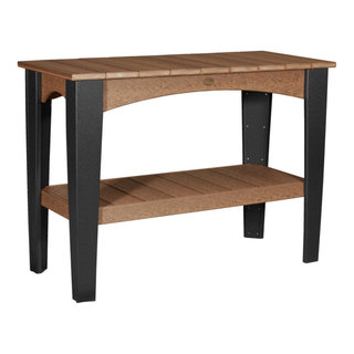 Poly Island Buffet Table - Transitional - Outdoor Pub And Bistro Tables ...