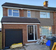 What colour render over Pebble dash? | Houzz UK