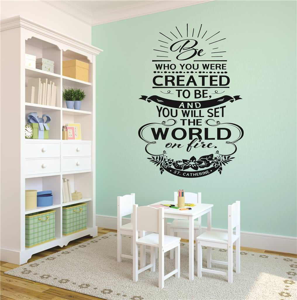Be Who You Were Created To Be, Decal, 20x40", 20X40 - Contemporary ...