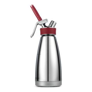 iSi Thermo Whip Plus Polished Stainless Steel Cream Whipper, 1 Pint ...