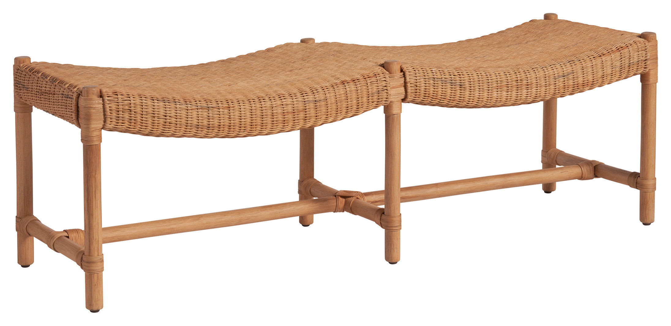 The Coastal Living Weekender Murro Bay Bench - Tropical - Accent And ...