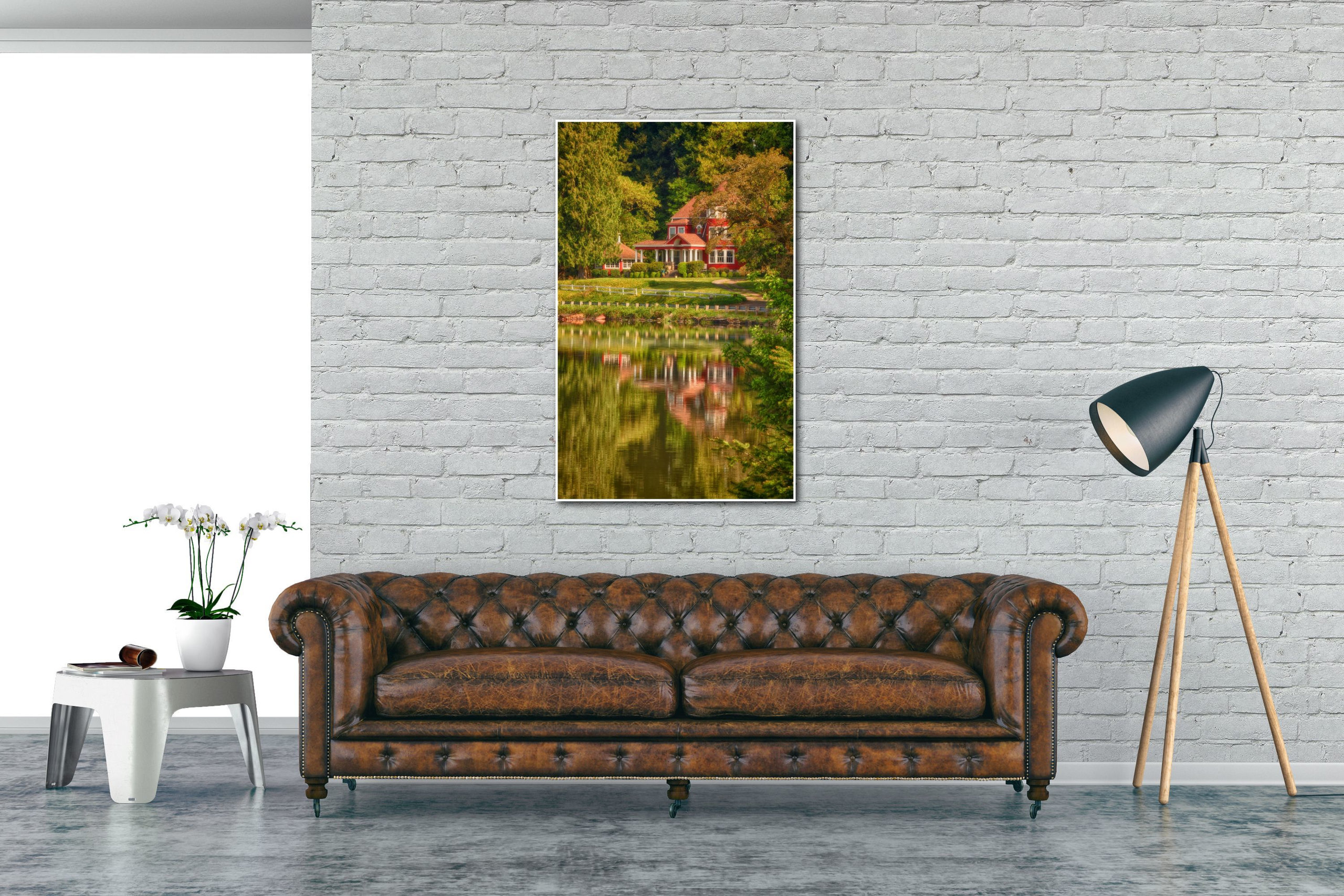 Nicholas Bielemeier Leadbetter House, Washington Art Print, 30"x45 ...