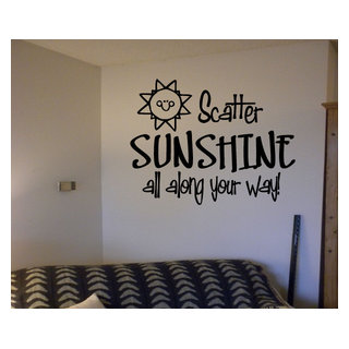 Scatter Sunshine Vinyl Wall Decal c001, 6 in. - Contemporary - Wall ...