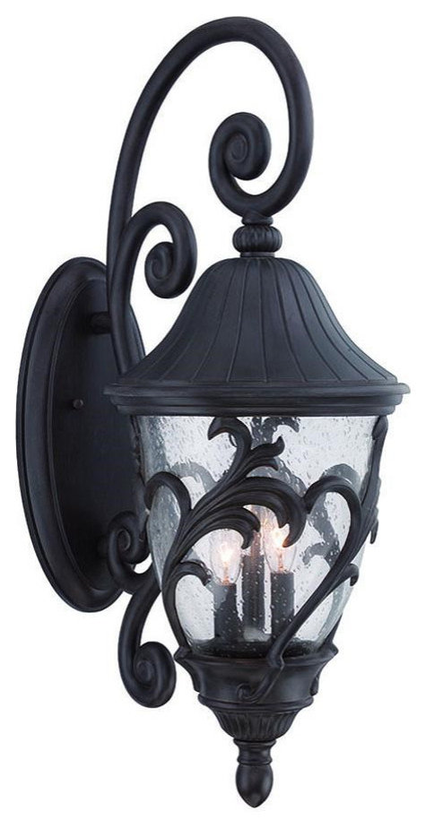 Acclaim Capri 3-Light Outdoor Wall Light 39222BC - Black Coral ...