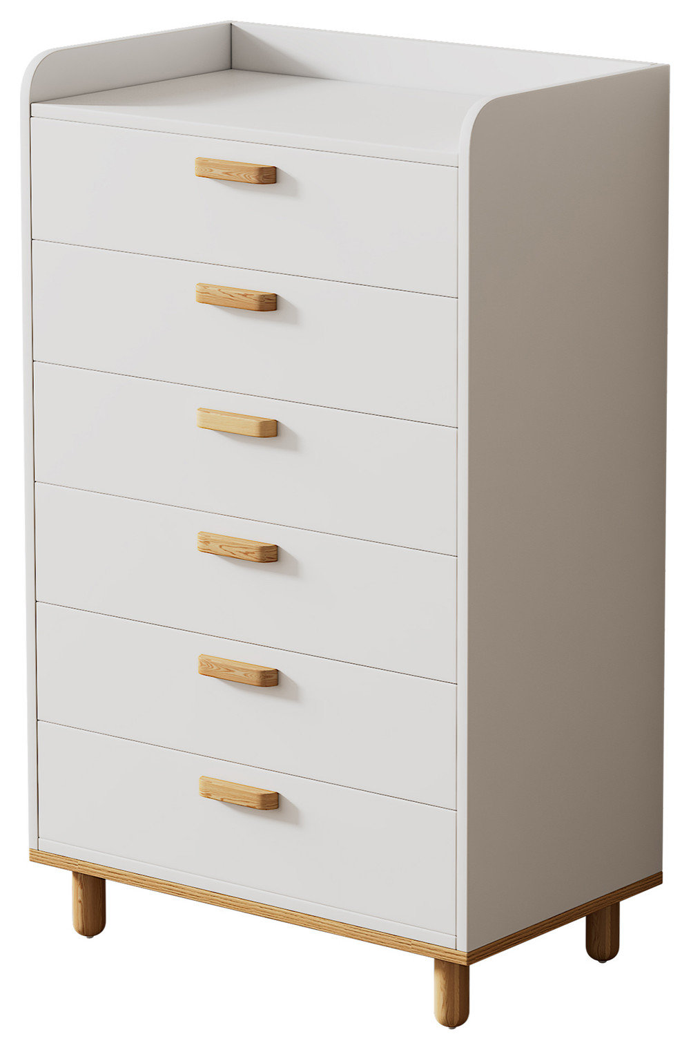 6-Drawer MDF Chest, White - Transitional - Dressers - by AquaView Inc ...