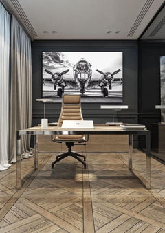 back wall color or panels for office