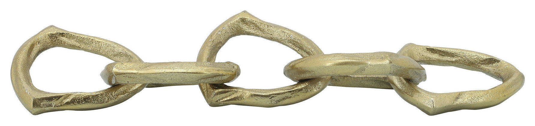 Metal 15" Chain Links, Gold - Contemporary - Decorative Objects And ...