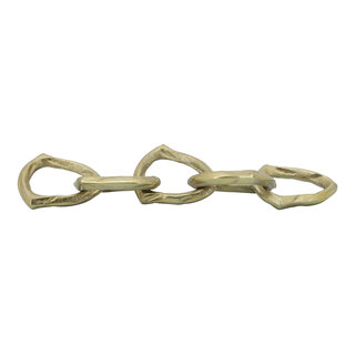 Metal 15" Chain Links, Gold - Contemporary - Decorative Objects And ...