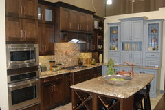 Photos of 36" with 15" stacked kitchen cabinets