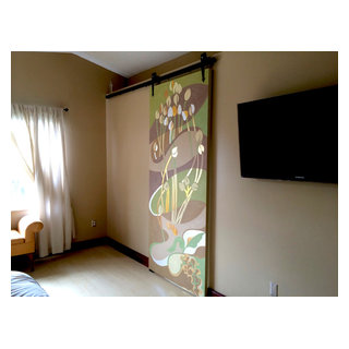 Art Deco Barn Door, Miramar, Florida - Contemporary - Miami - by Murals ...
