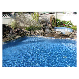 Mountain Lake Pools - Tropical - Pool - New York - by Fuggetta ...