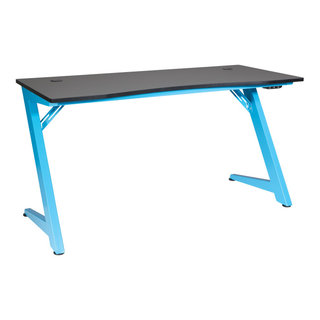 Beta Battlestation Gaming Desk With Black Carbon Top - Contemporary ...