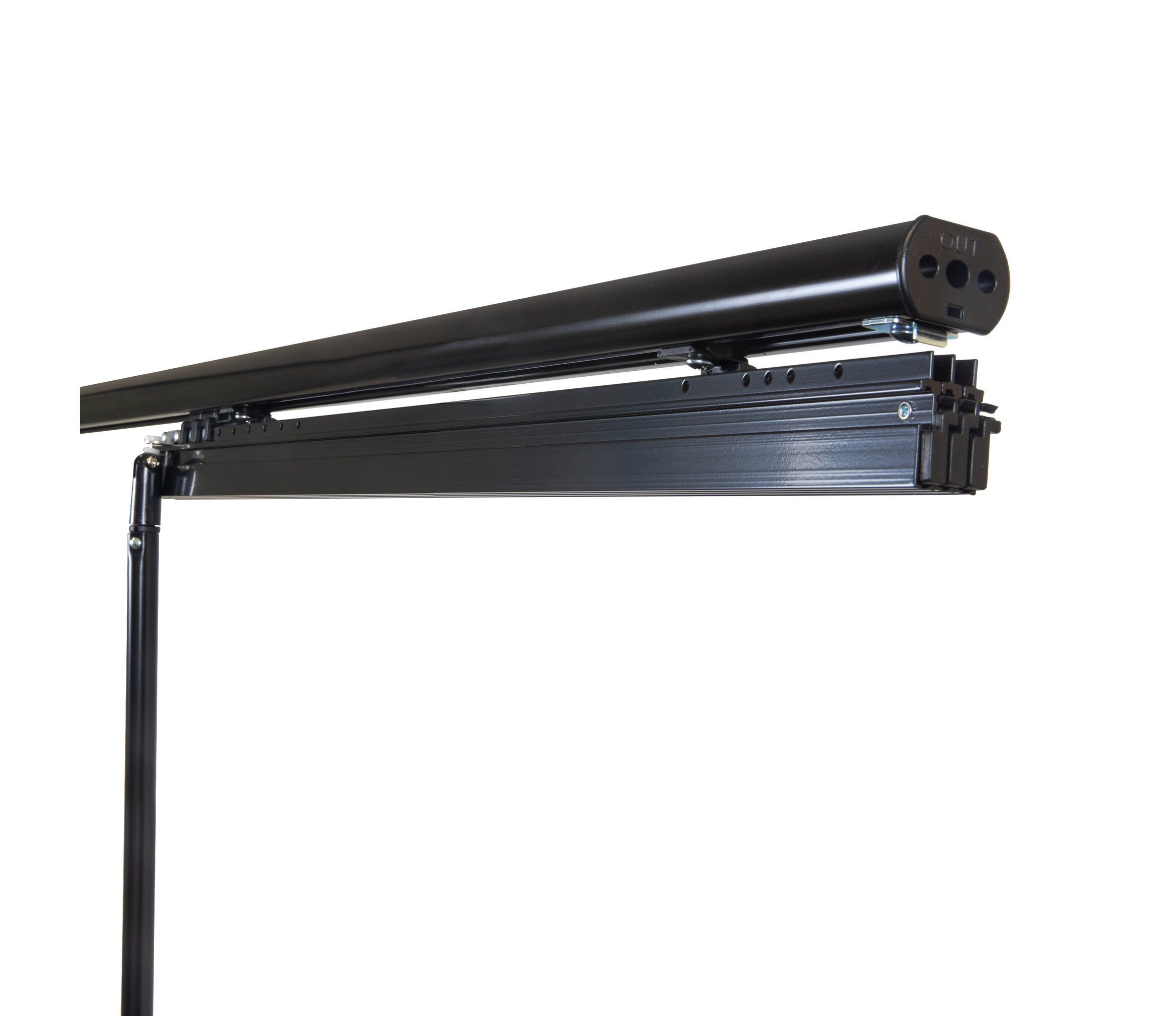 Ember Lead 3-Panel Track Extendable Vertical Blinds 36-66"W, 91.4" H ...