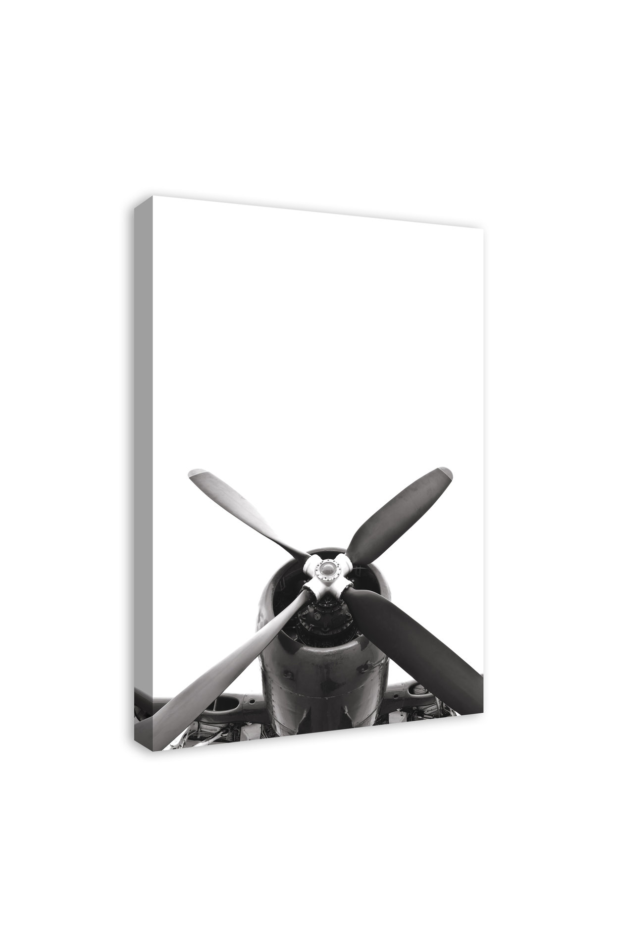 "Airplane Propeller" Canvas Wall Art, 20"x30" - Contemporary - Prints ...