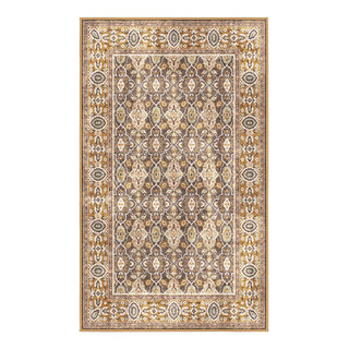 Washable Mehrav Reflections Area Rug, Rectangle 5'x7' - Traditional ...