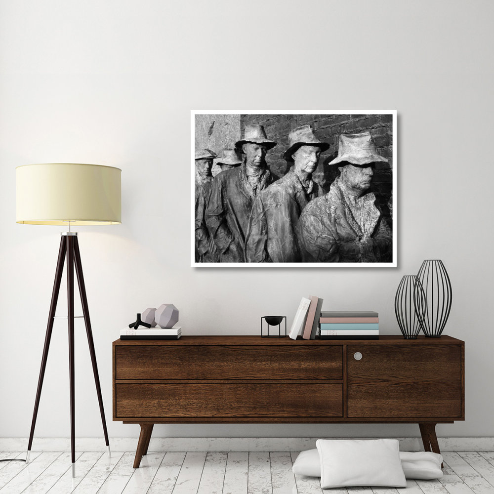 "Breadline, F.D.R. Memorial, Washington, DC Variant" Paper Art, 50"x38 ...