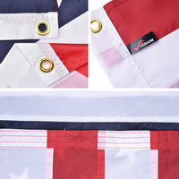 3x5 Ft US Flag Polyester Oxford Fabric Sewn Stripes Double Stitched ...