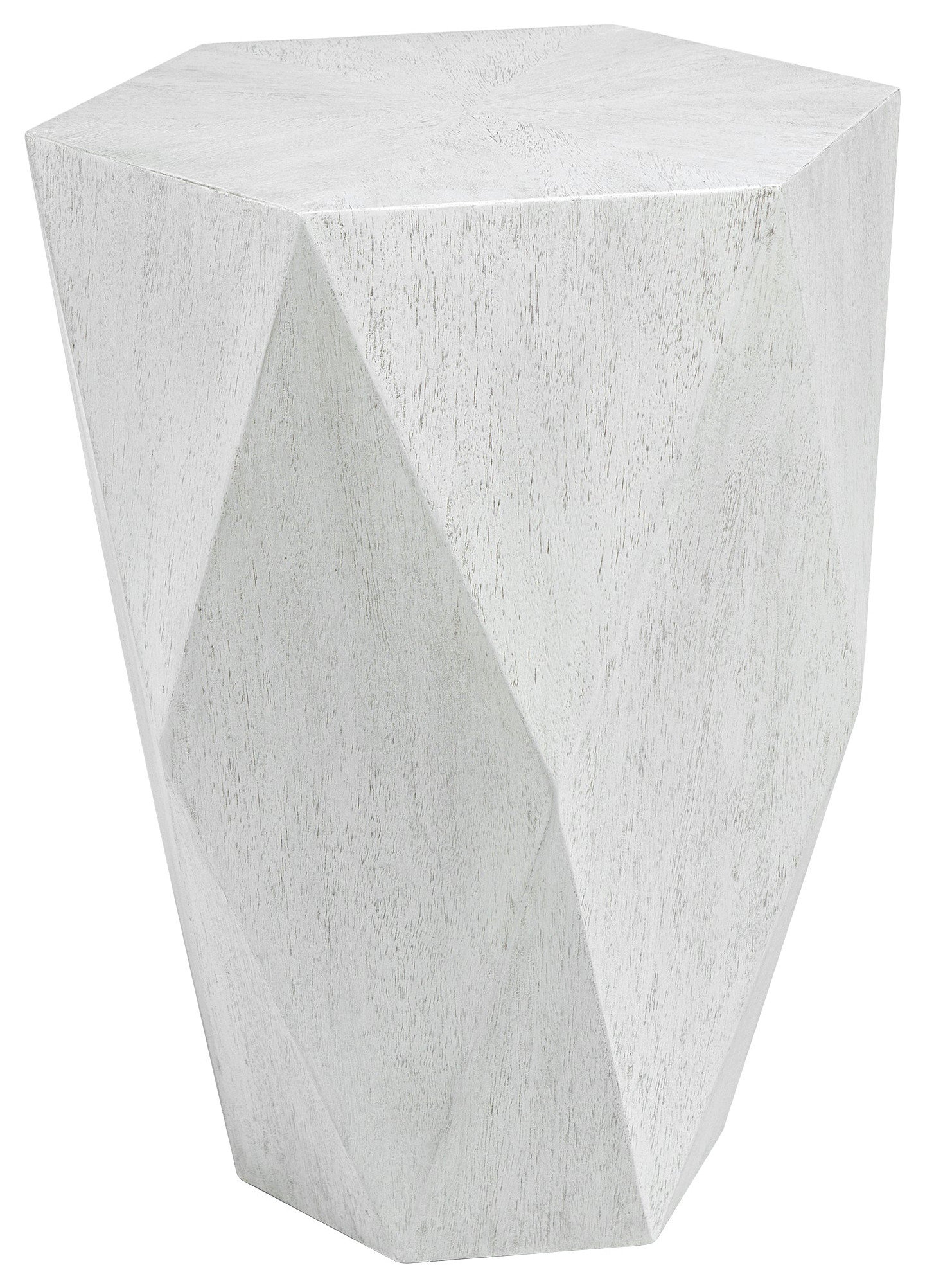 Uttermost Volker White Side Table - Farmhouse - Side Tables And End Tables - by Hudson Home ...