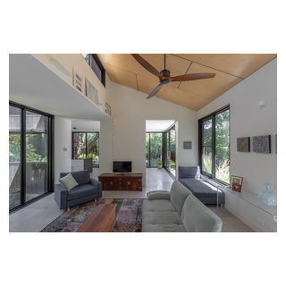 Courtyard House - Curtin - Contemporary - Living Room - Canberra ...