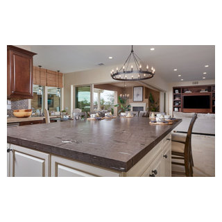 Meteor Shower Satin Granite Kitchen - Modern - Kitchen - Phoenix - by ...