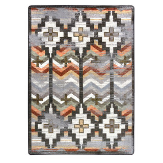 Shake Your Shawl, Green, 5'x8', 5'x8' - Contemporary - Area Rugs - by ...