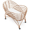 Aura Metal Bassinet, Rose Gold - Contemporary - Cradles And Bassinets ...