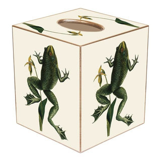 TB342-Frog Tissue Box Cover - Traditional - Tissue Box Holders - by ...